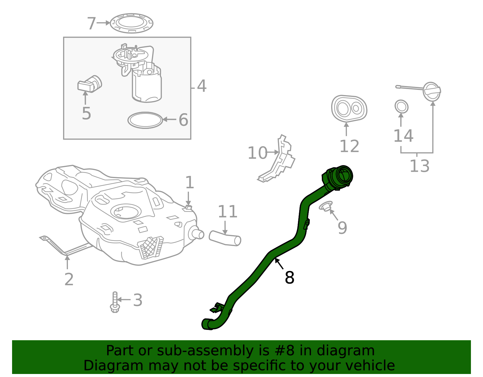 Fuel Filler Neck - OEM Fuel System Tube for Mercedes-Benz | AutoNation ...