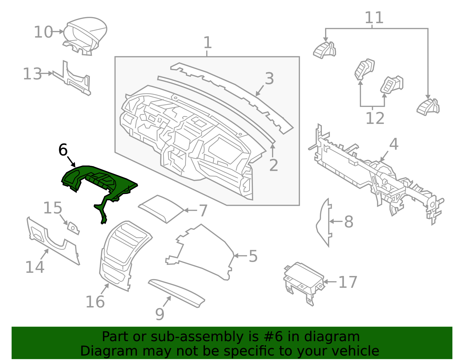84720-2P005VA - Upper Cover 2014-2015 Kia Sorento | Kia.Parts Store