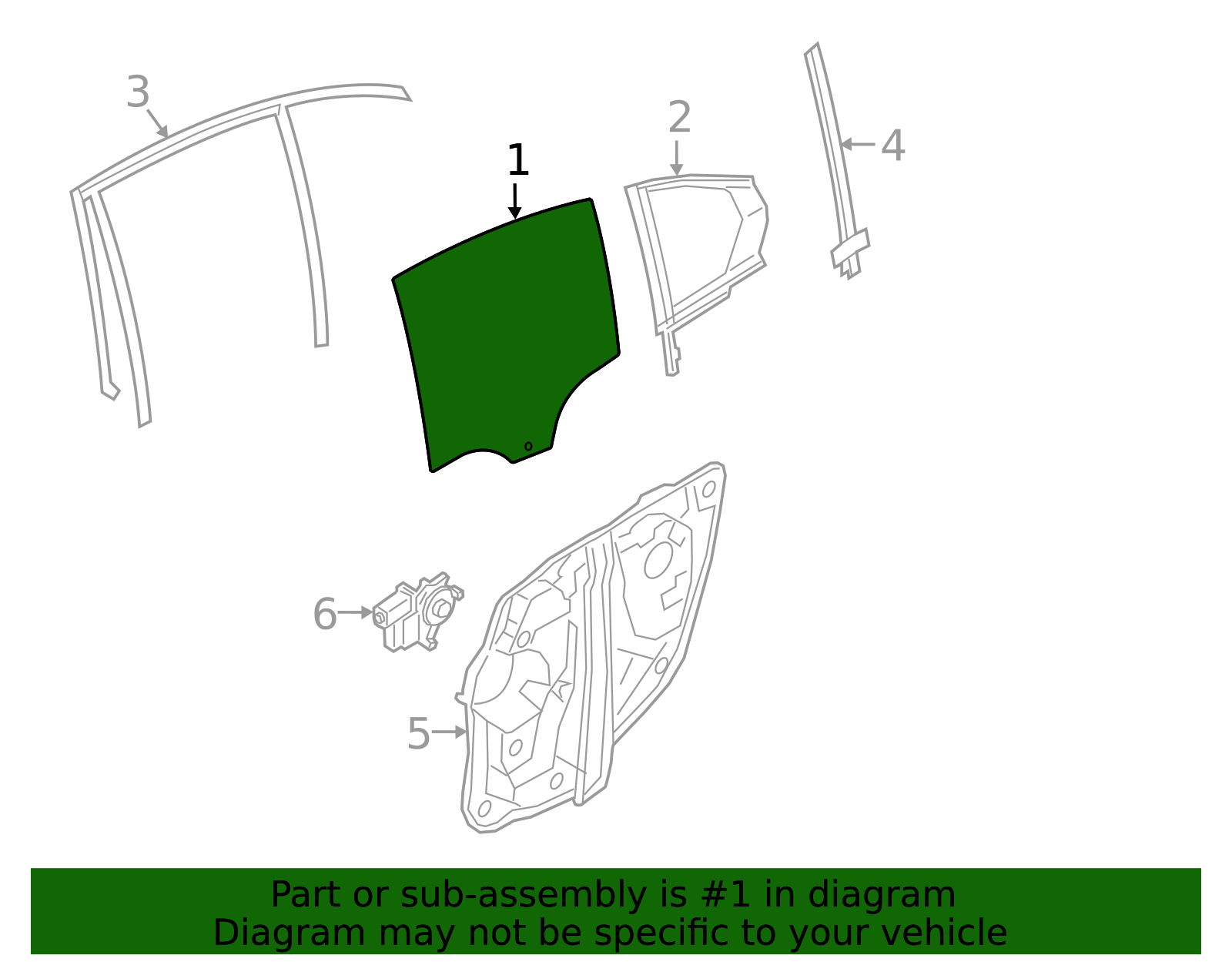 51-35-7-432-234 - Door Glass - 2019-2025 BMW | BMW Parts Exchange
