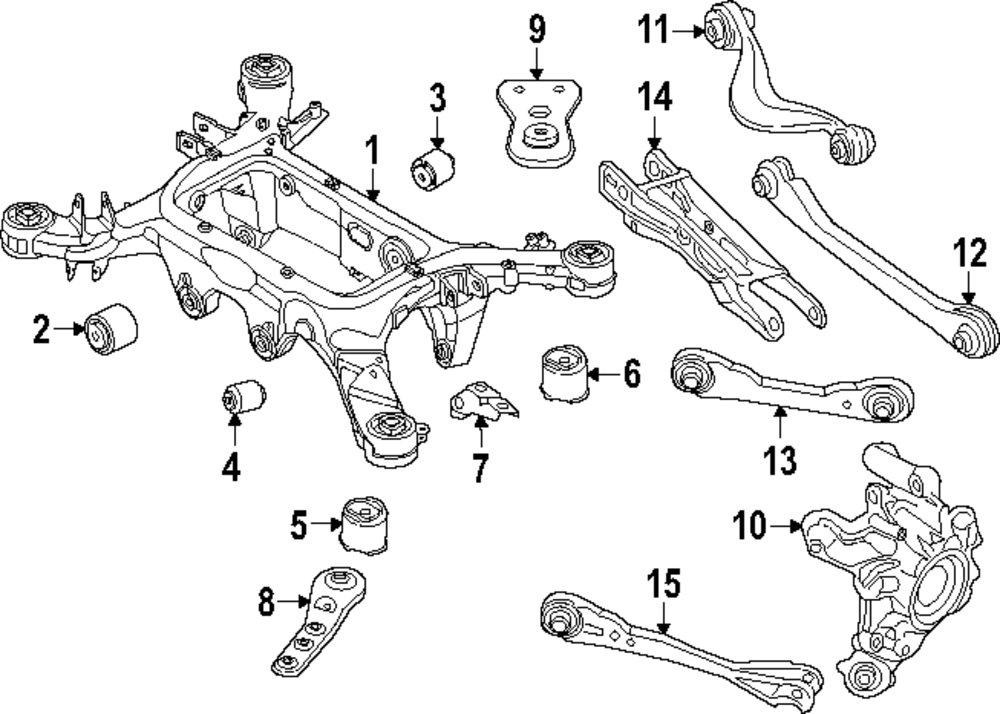 2024-2025 BMW Upper Control Arm 33-32-8-833-217 | BMW Parts Online Hub