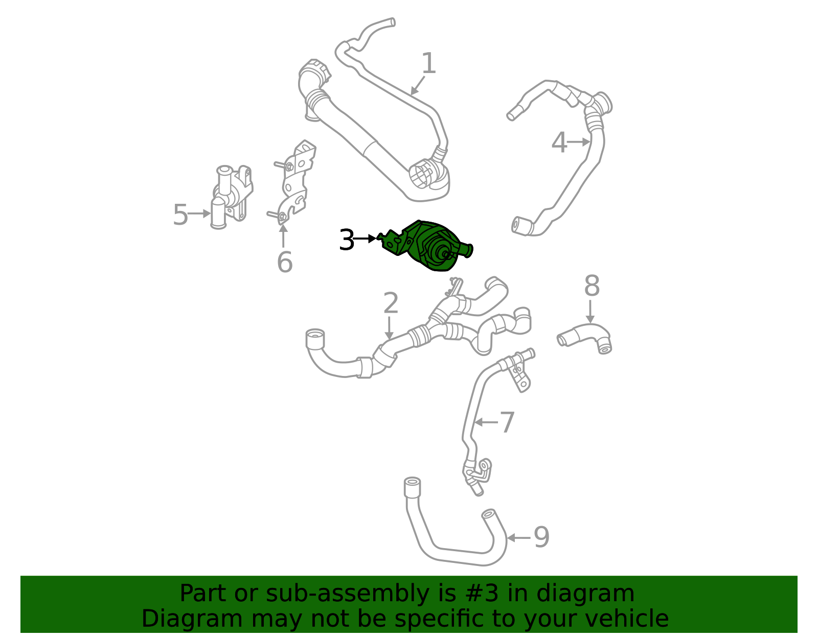 2015-2025 Audi Auxiliary Pump 5Q0-121-599-AA | Audi USA Parts