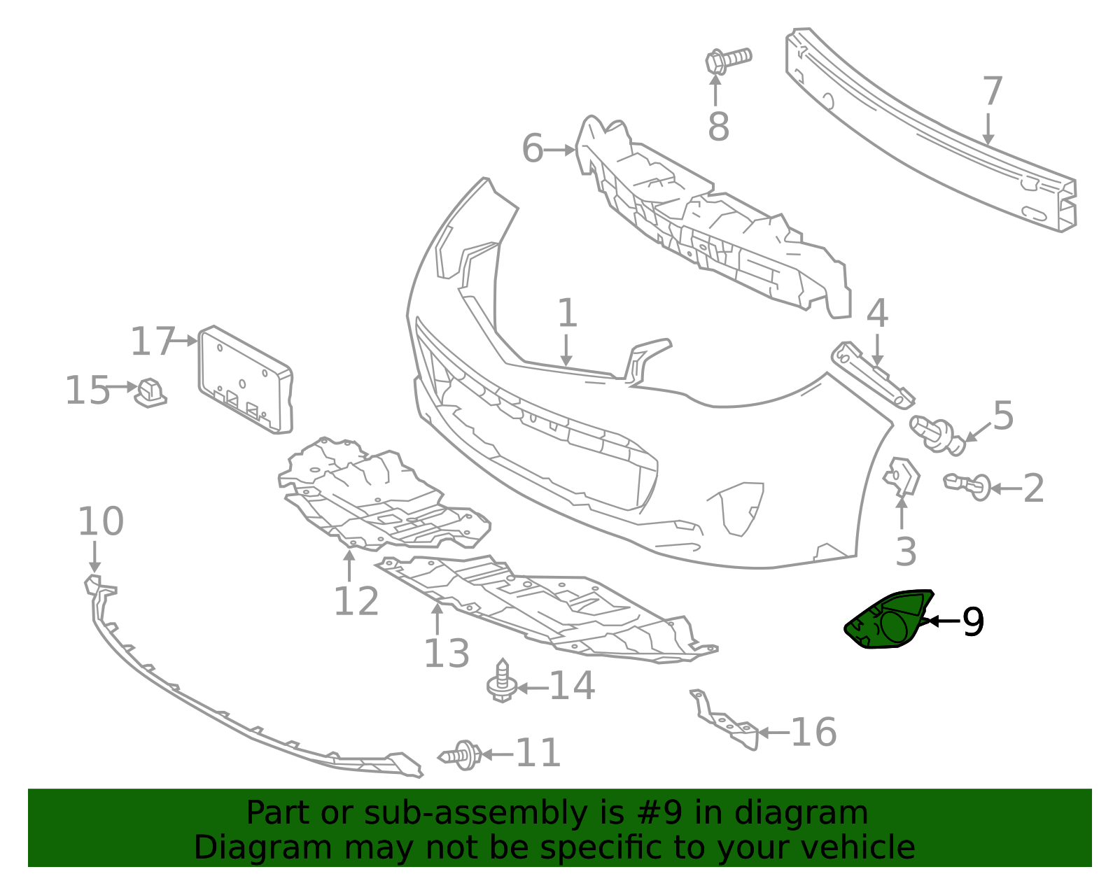 52127-07060 - 2013-2015 Toyota Avalon - Hole Cover | Conicelli Toyota
