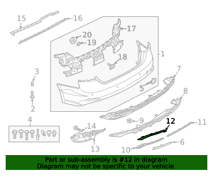 Trim Molding 8W6-853-556-T94 | OEM Parts Online