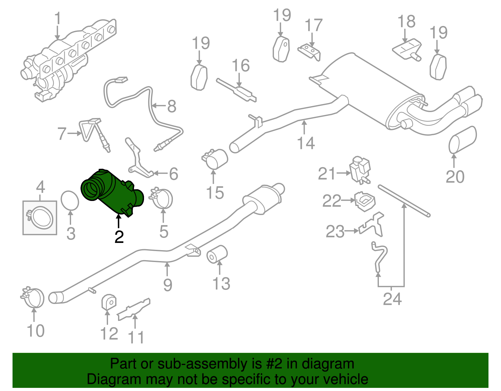 Genuine BMW 18-32-8-603-873 | Catalytic Converter | FREE Shipping on ...