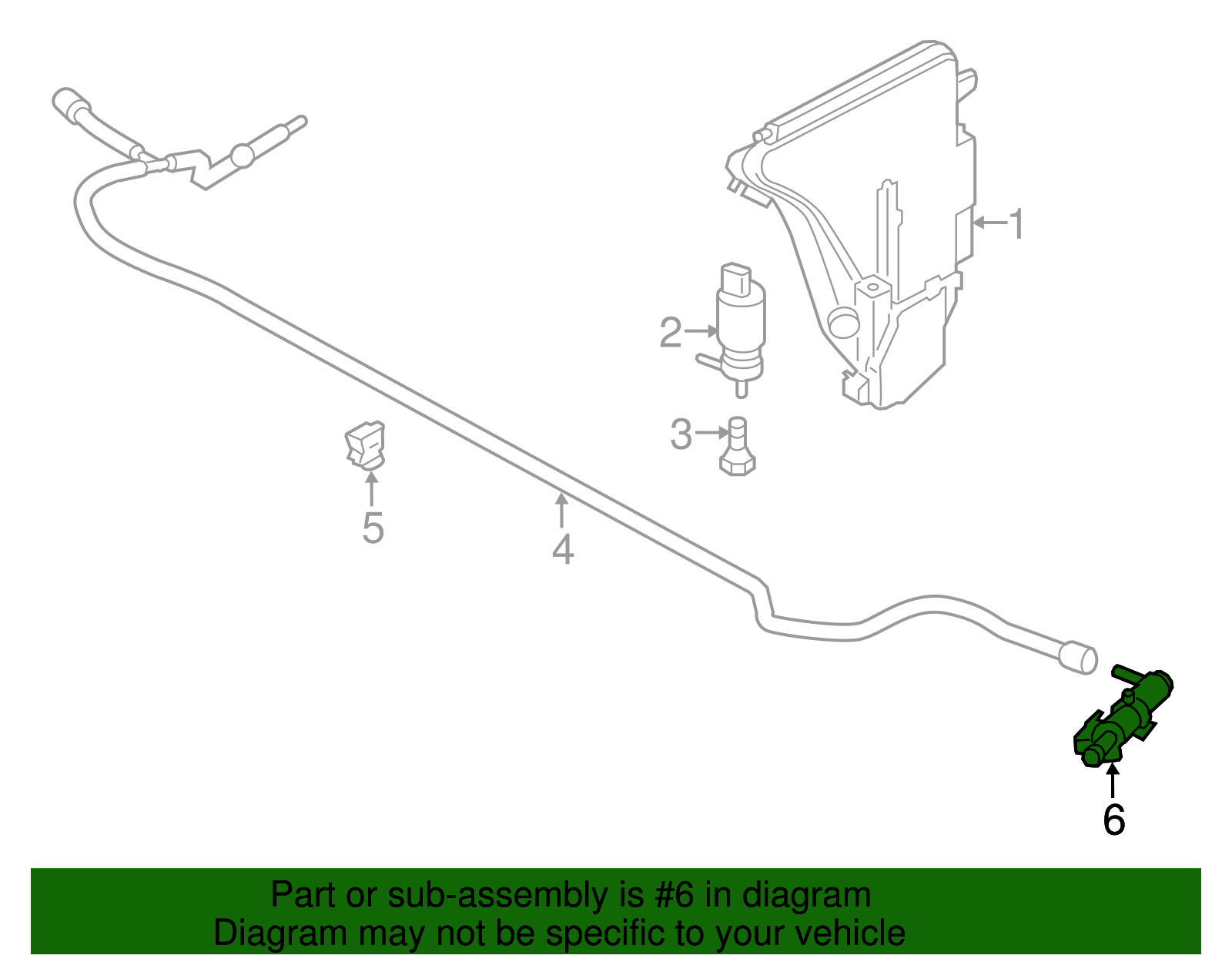 61-67-7-246-087 - Washer Nozzle - 2012-2019 BMW | BMW Parts Exchange