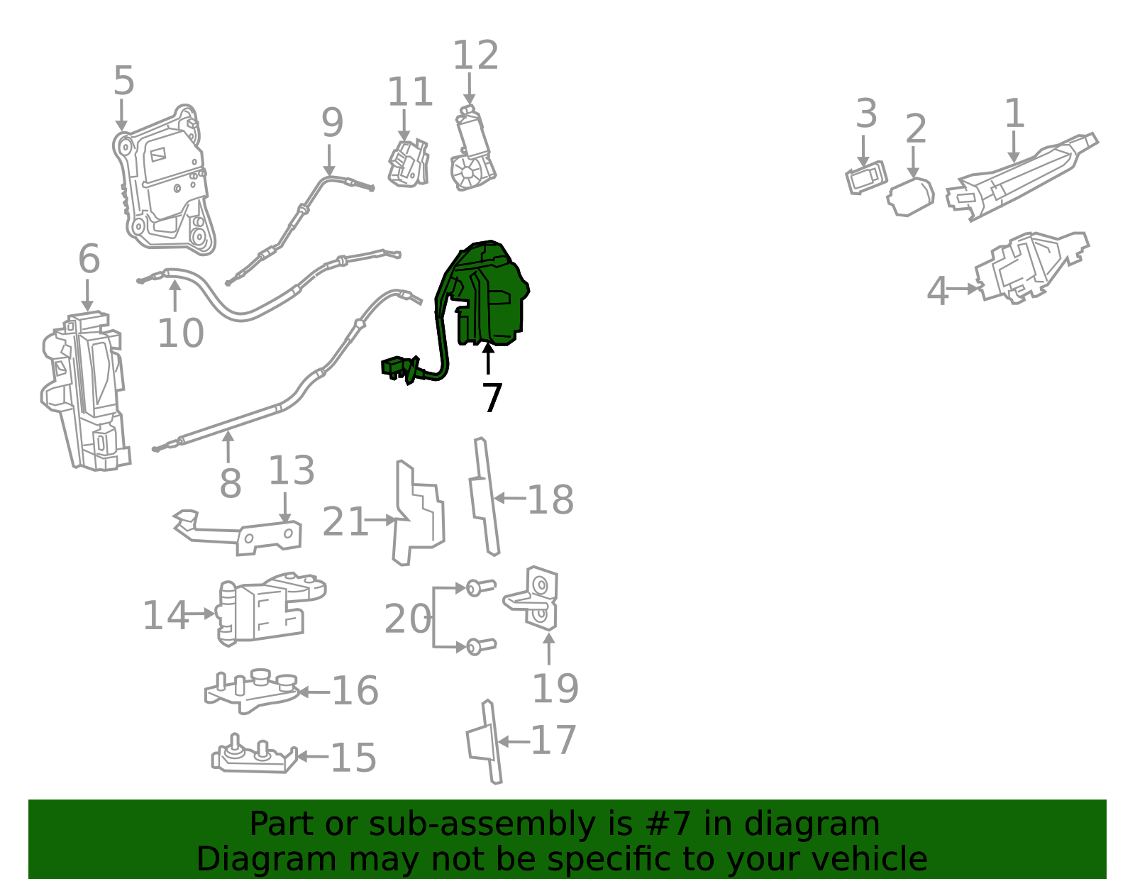 68317100AH - Rear Seat Back 60% Frame - 2018-2020 Jeep Wrangler | Mopar ...