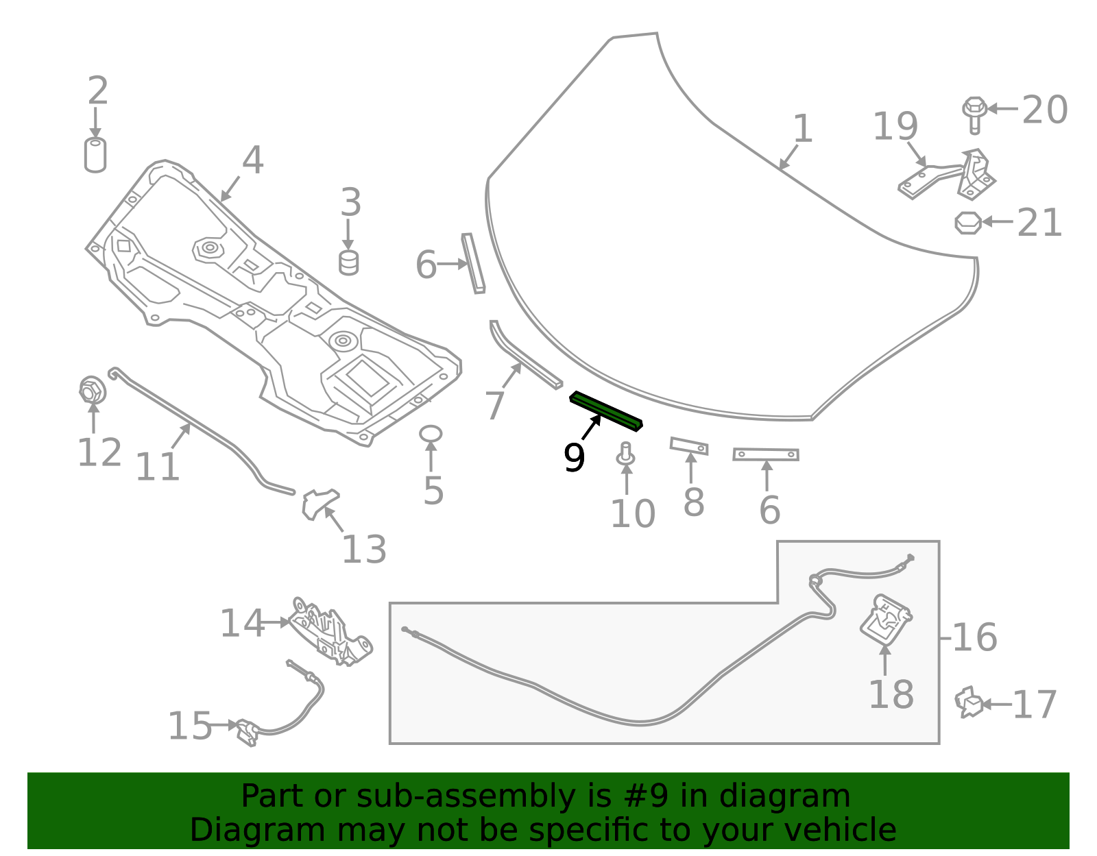 65810-4BA0A - Center Seal 2014-2020 Nissan Rogue | Official Nissan ...