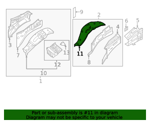 F4131-1PAMA - Fender Apron 2012-2021 Nissan | Boro Nissan Parts