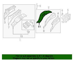 2012-2021 Nissan Lower Panel F4131-1PAMA | Boro Nissan Parts