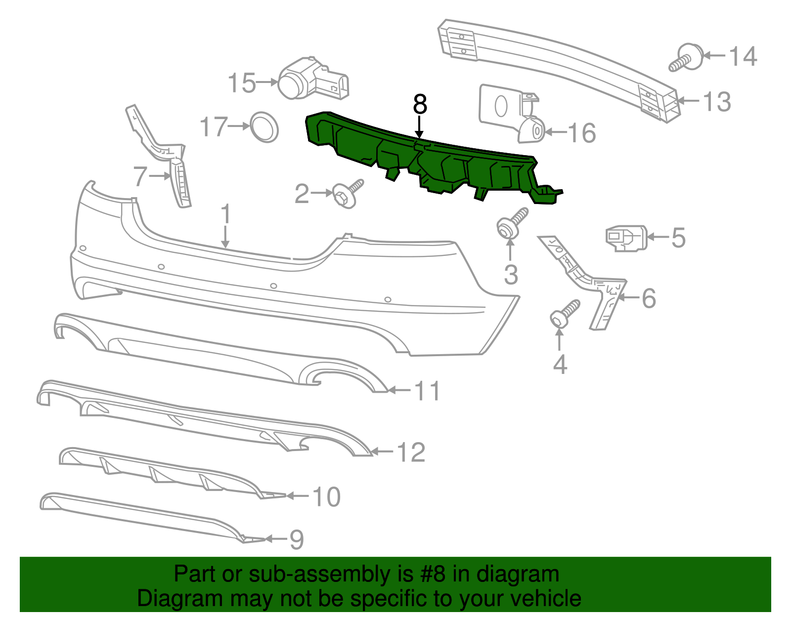 2009-2015 Jaguar Center Bracket C2Z22091 | OEM Euro Parts