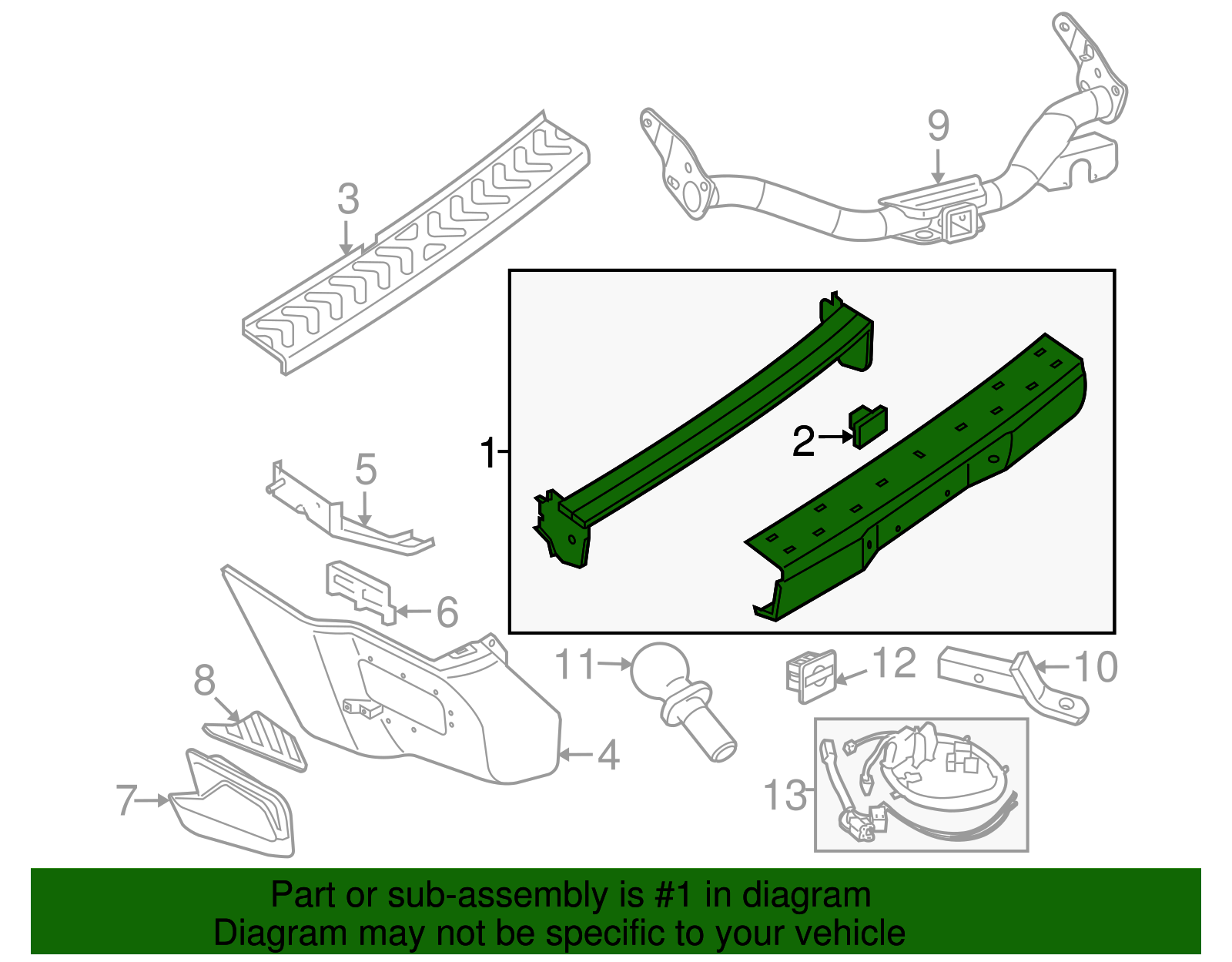 2009-2015 Nissan Xterra Bumper Assembly HEM10-ZL00A | Nissan Parts Central