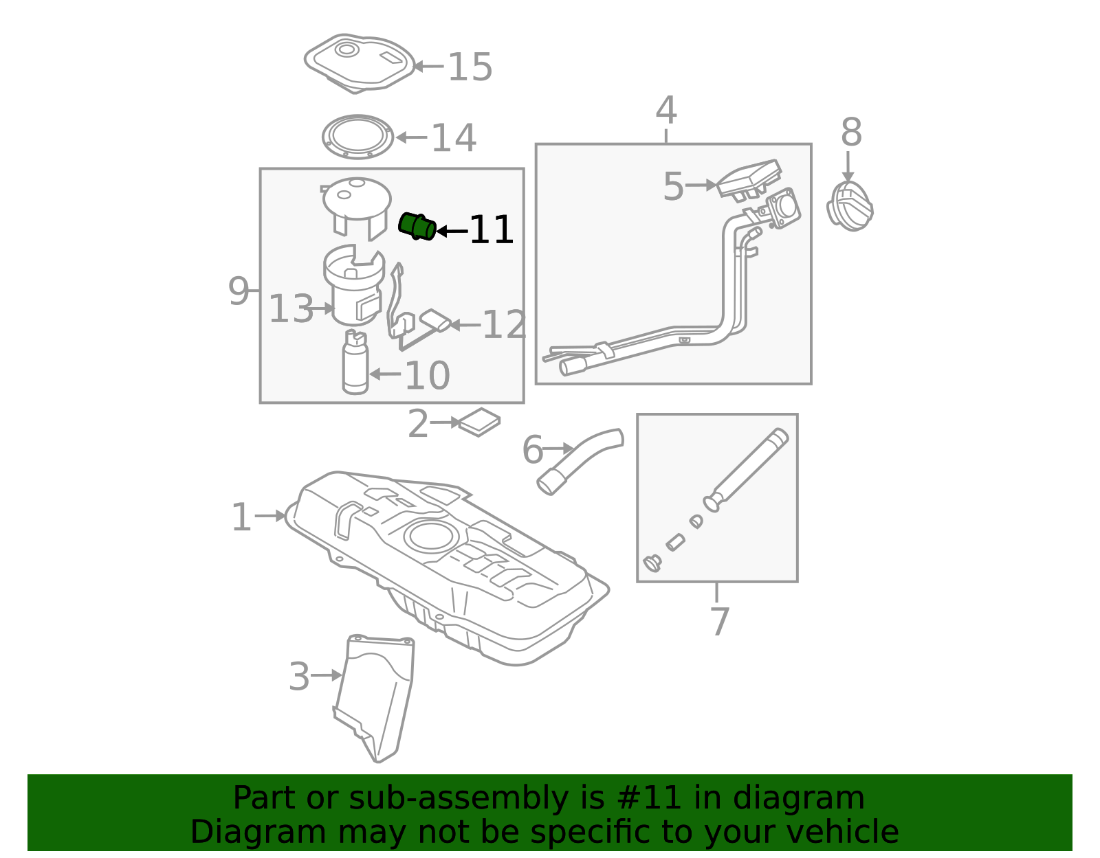 2006-2011 Hyundai Fuel Pressure Regulator 31380-3K000 | QuirkParts
