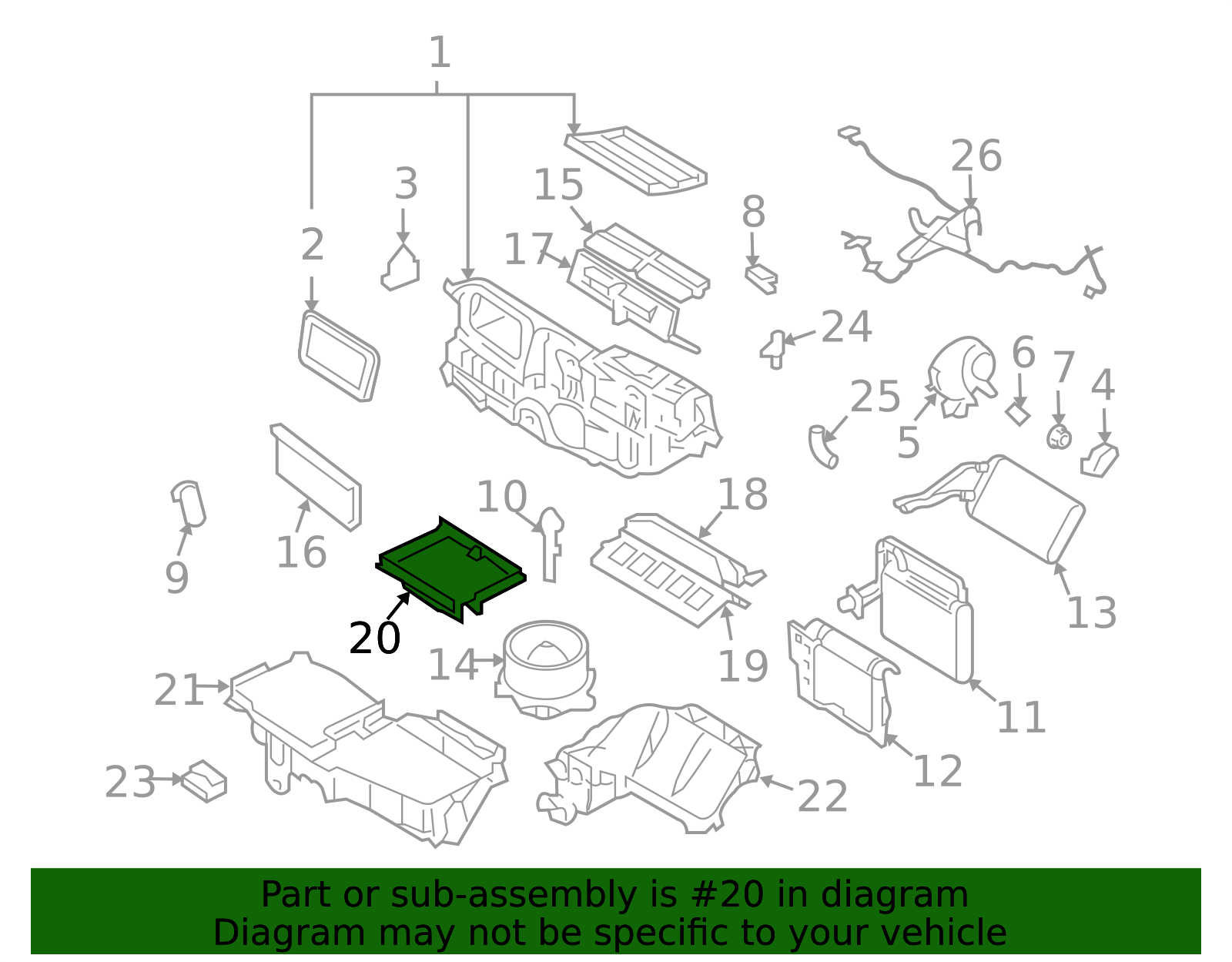 6E5Z-19930-BA - HVAC Unit Case | My Ford Parts