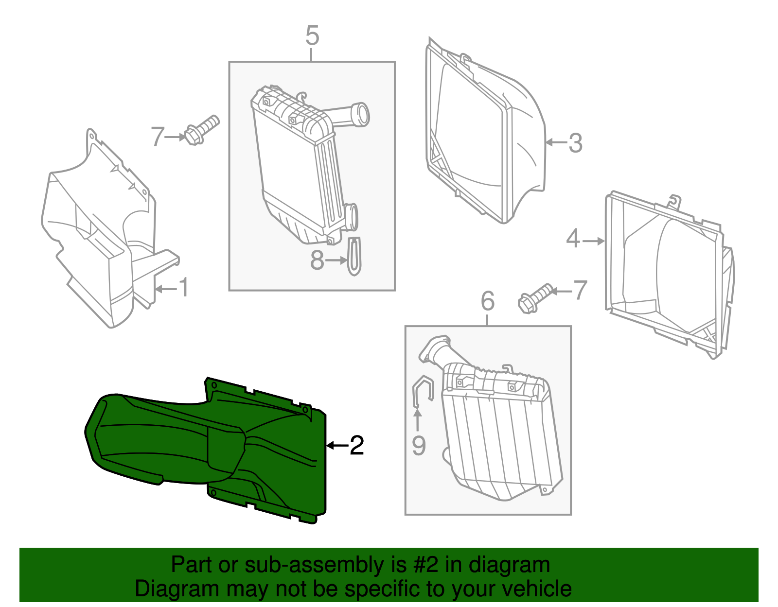 2011-2014 Volkswagen Touareg Intake Duct 7P6-117-335 | OEM Parts Online