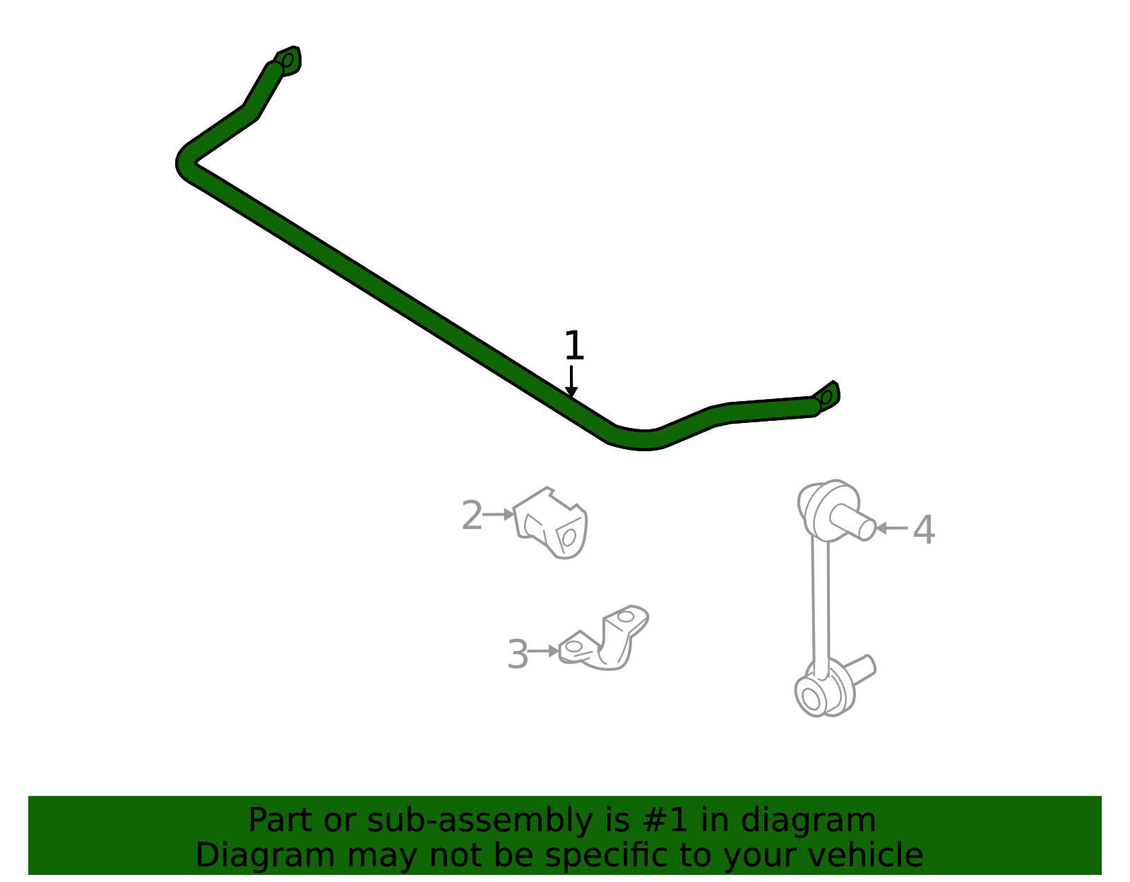 Mazda Suspension Stabilizer Bar - Ride Handling Control - Part #F157-34 ...