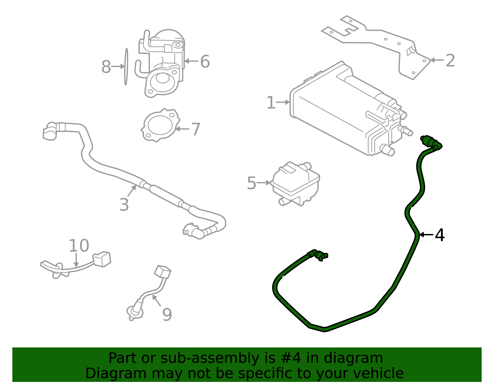 42074VA030 - 2015-2021 Subaru WRX - Purge Line | Subaru Parts HQ