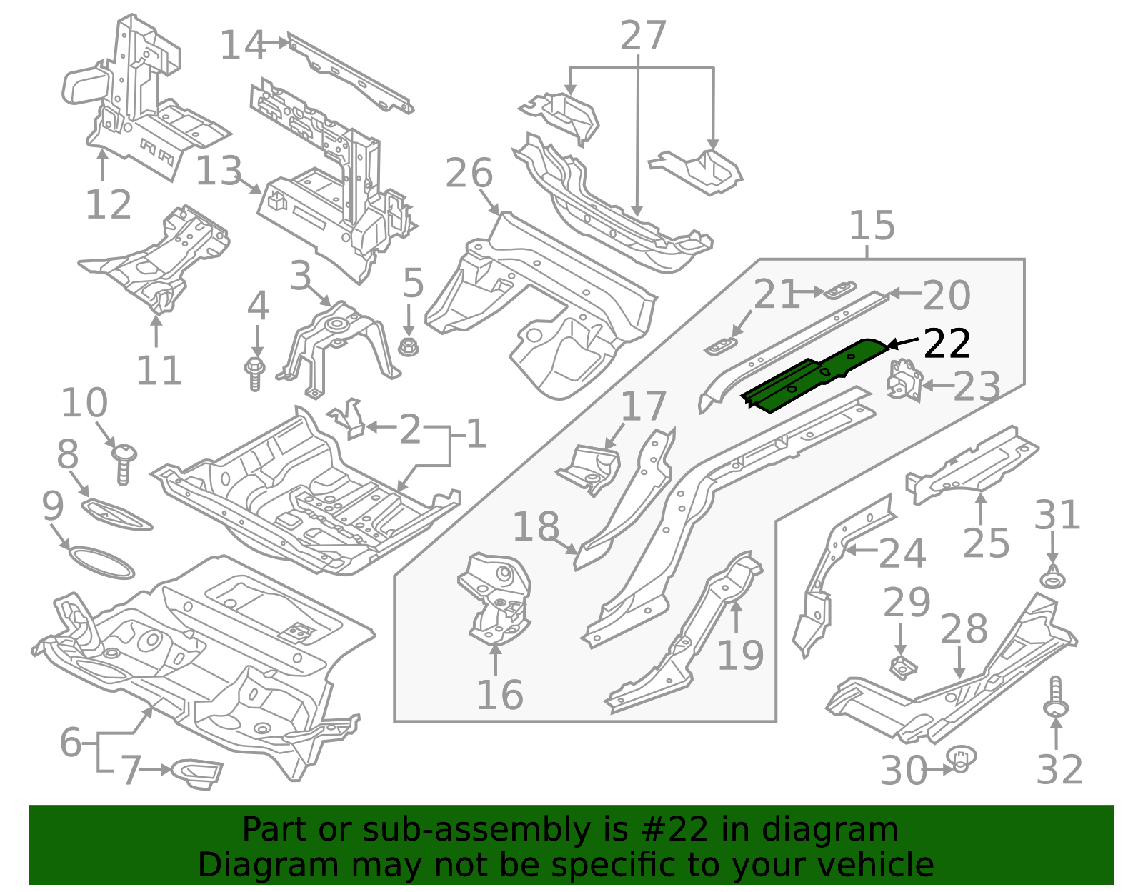 8W0-803-789-A - High-Quality Frame Side Member Reinforcement for 2018 ...