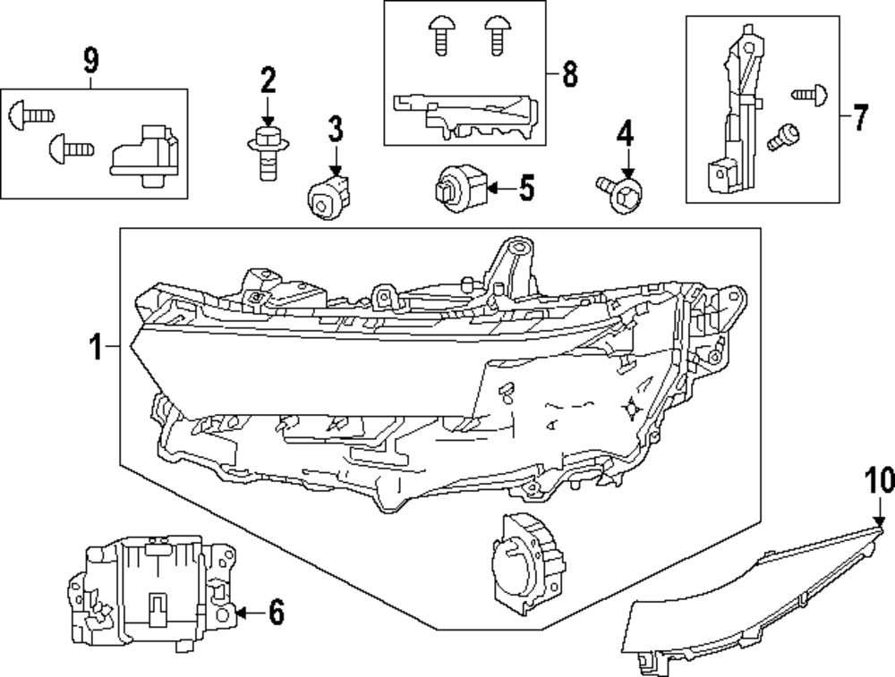 52538-30060 - Lower Bracket - 2023-2025 Toyota Crown | OEM Genuine ...