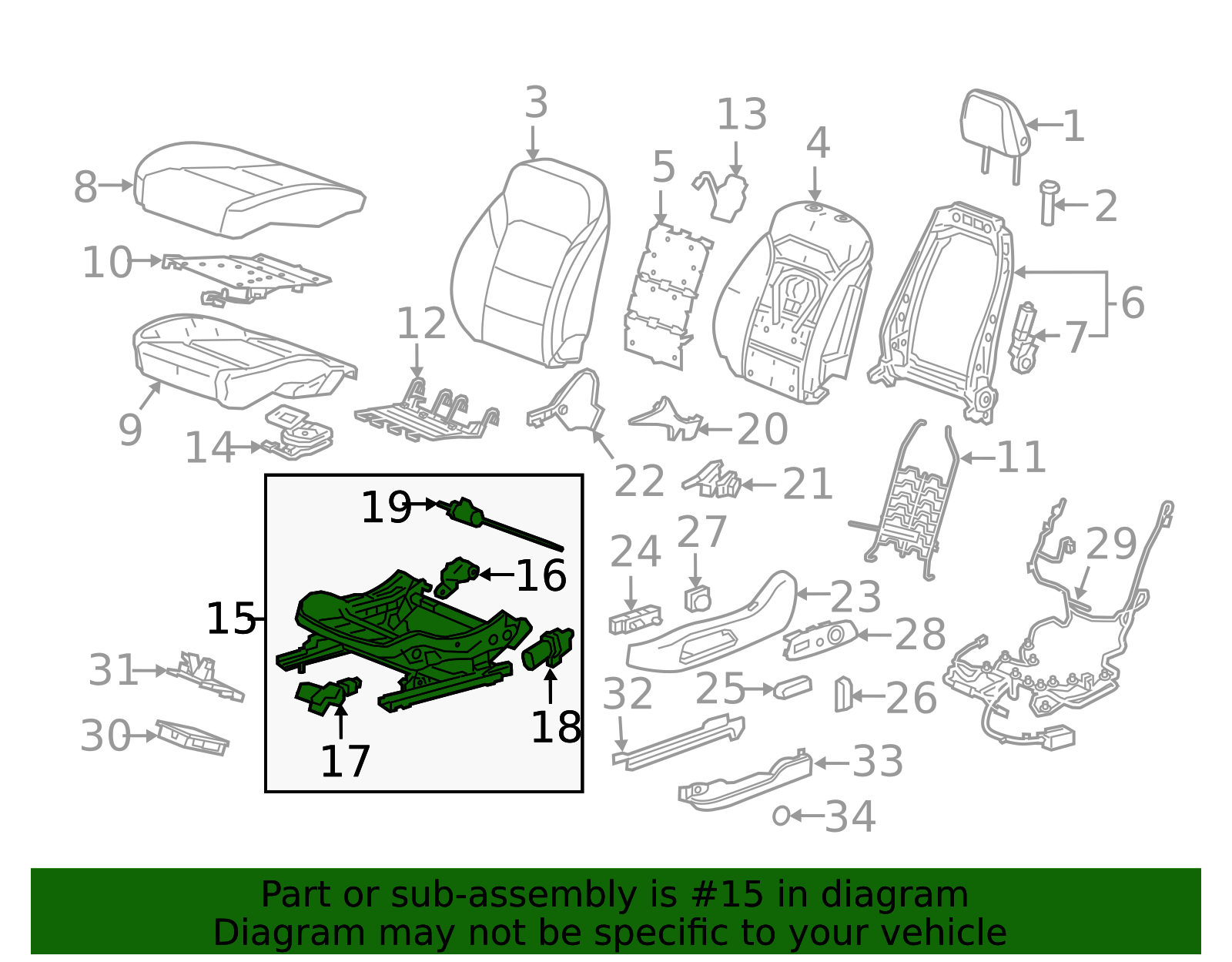13525361 - Cushion Frame | Partners Chevy