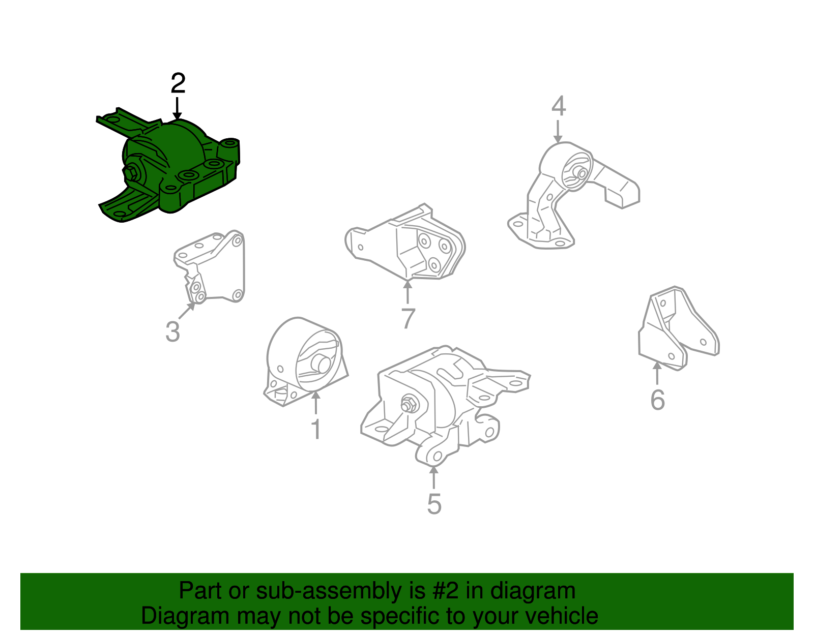 MN184372 - Side Mount - 2008-2024 Mitsubishi | Lasco Auto Parts