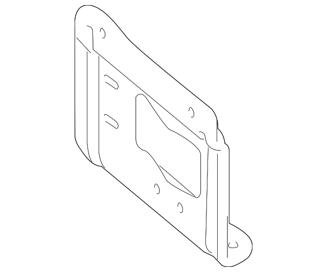 Genuine OEM Ford Part - Bumper Face Bar Mount BC3Z-17B985-A | Genuine ...