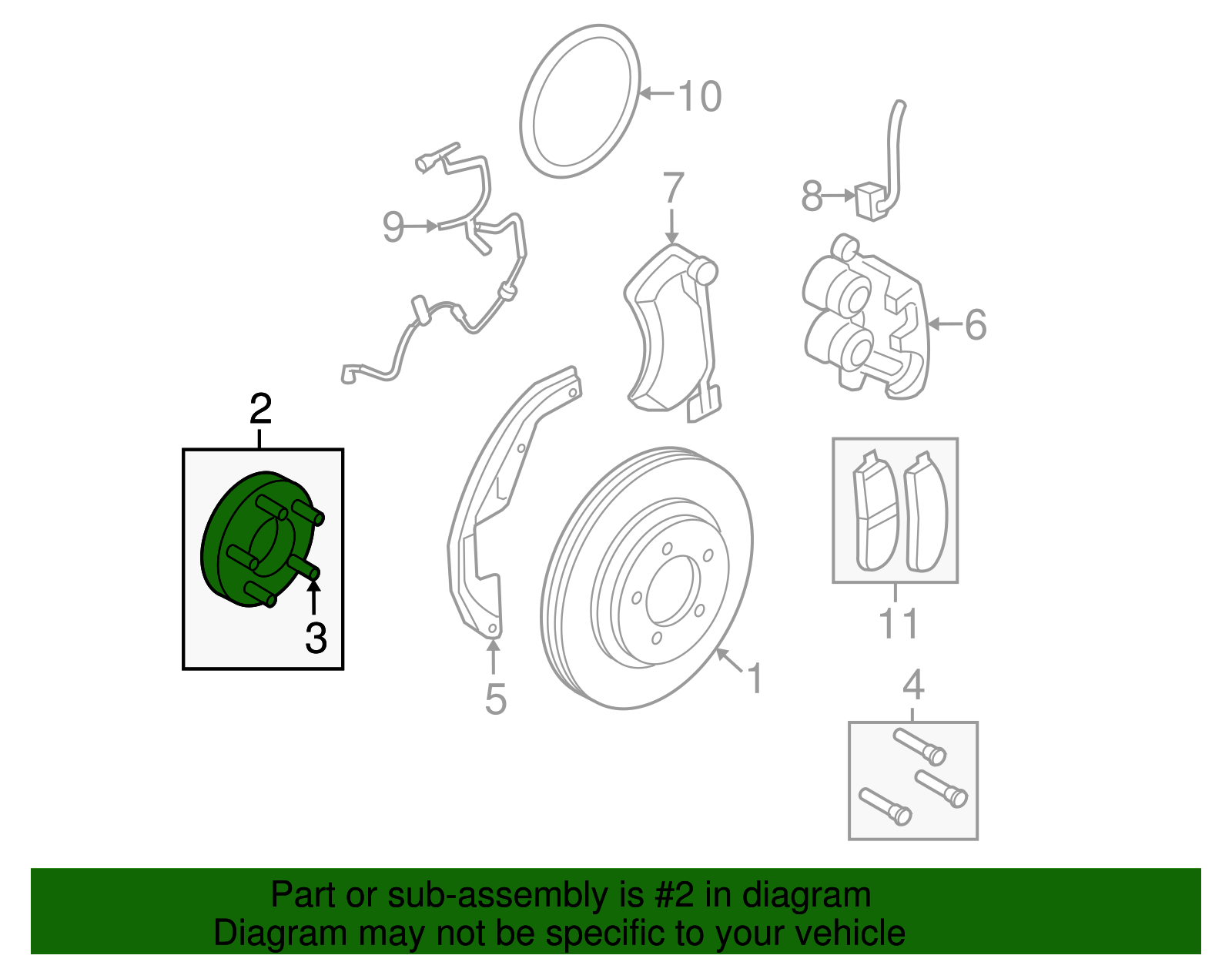 NHUB-6 - Motorcraft™ Wheel Bearing And Hub Assembly 2006-2010 Ford ...