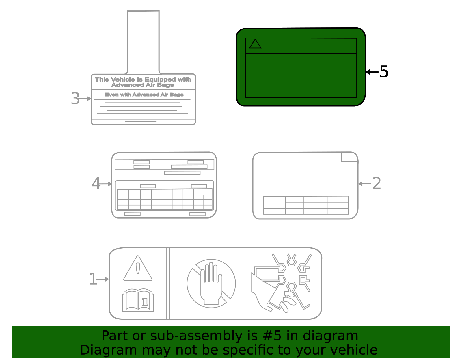 97699-K0100 - Tire Press Label 2021-2025 Kia | Kia.Parts Store