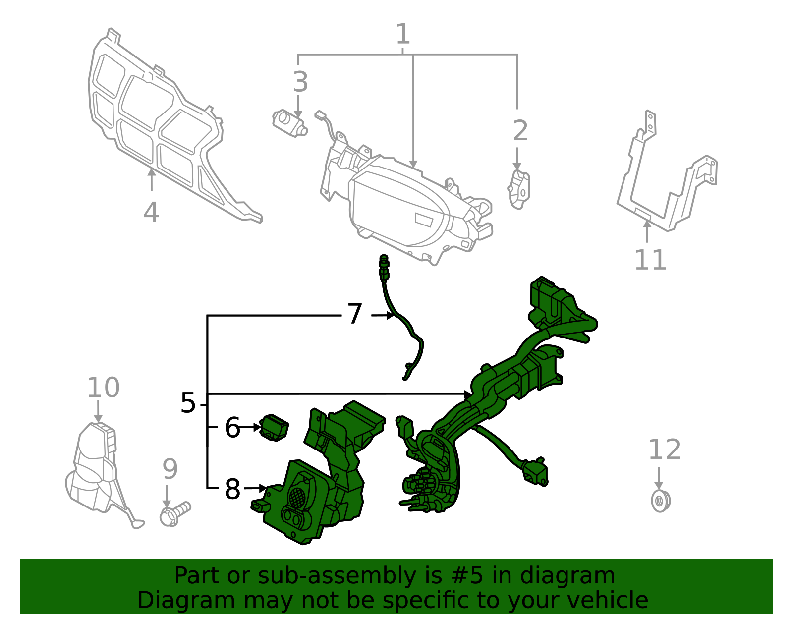 91683-K4510 - 2022-2023 Hyundai Kona Electric - Charging Port ...