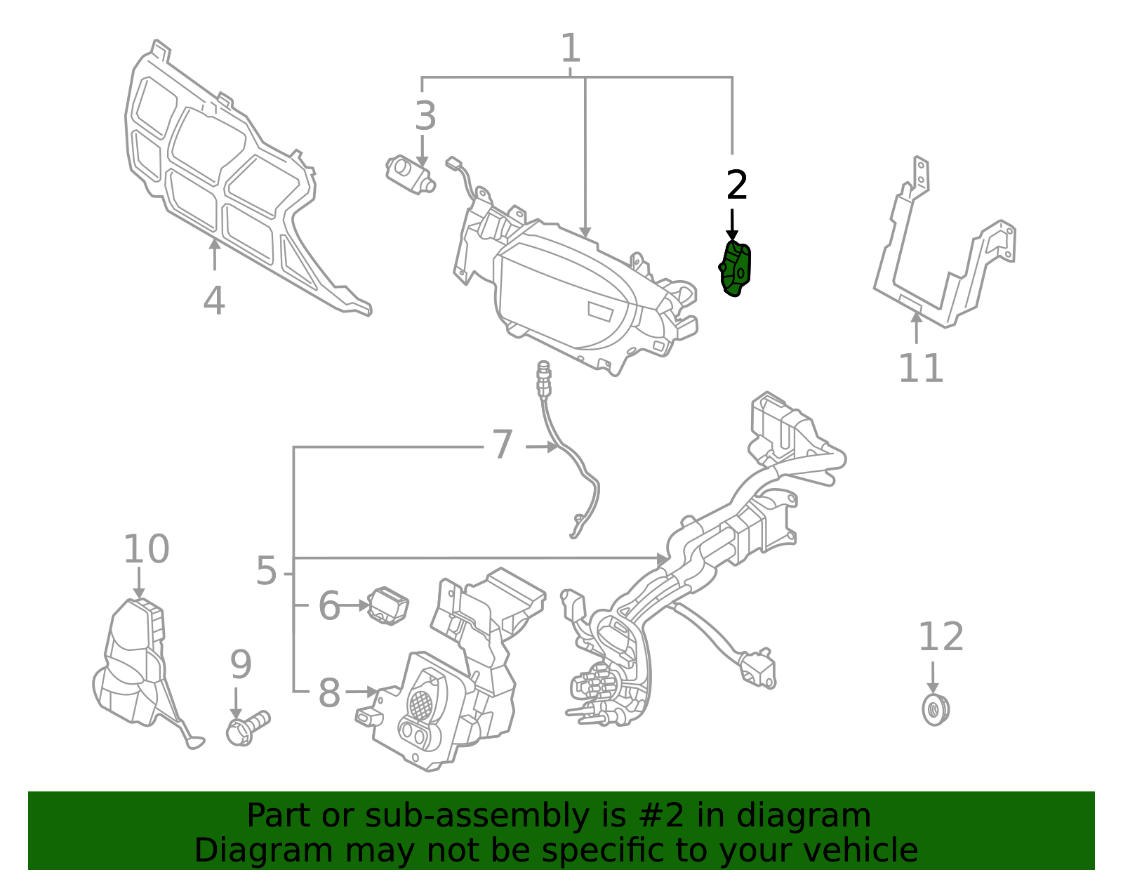 2022-2023 Hyundai Kona Electric Opener Assembly 81560-CN001 | OEM Parts ...