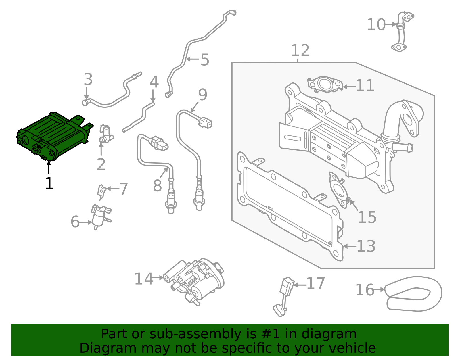 31420-R5500 - Vapor Canister 2021-2025 Kia Sorento | Kia.Parts Store