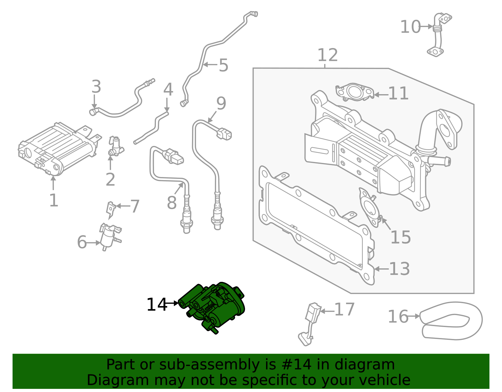 28400-2S000 - Egr Valve 2021-2025 Kia | Kia.Parts Store