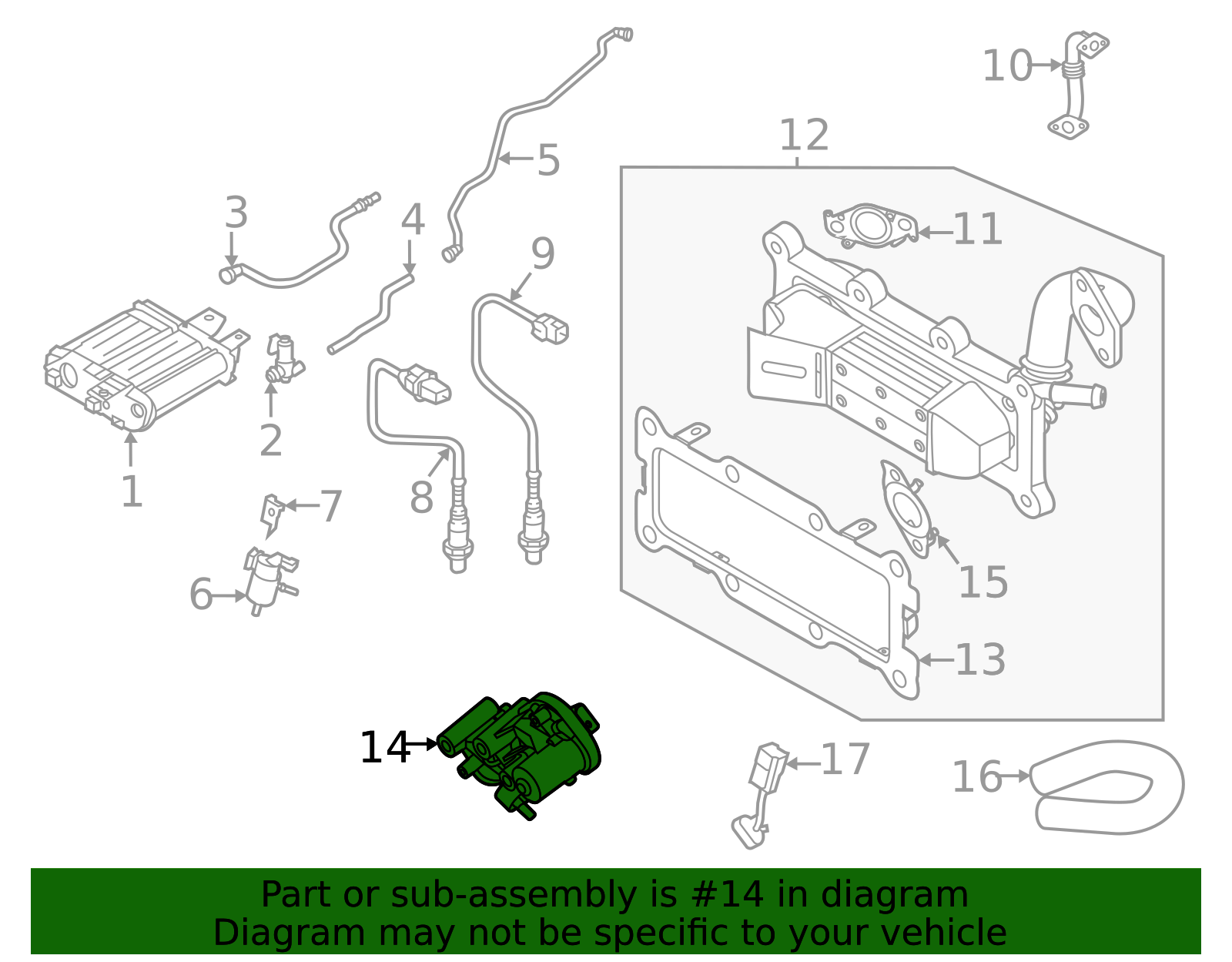 2021-2025 Kia Egr Valve 28400-2S000 | QuirkParts