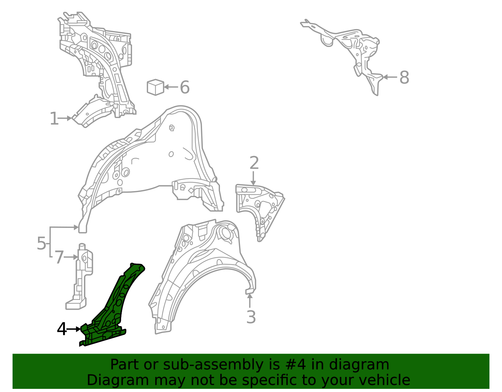 61401-AQ010 - High-Quality Rocker Reinforced Ext for 2025 Toyota Camry ...