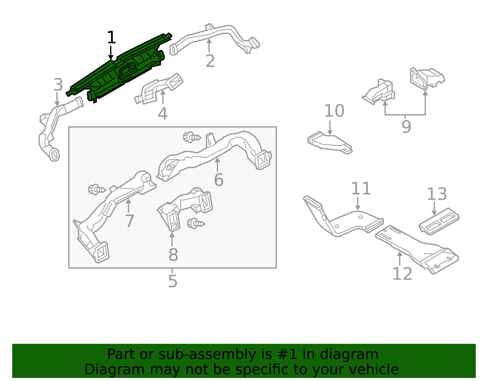 278001LA0A - Defroster Nozzle 2011-2024 Infiniti | Infiniti of Orland Park