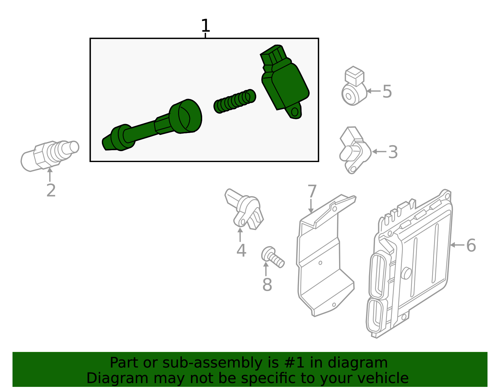 2005-2019 Nissan Frontier Ignition Coil 22448-EA000 | OEM Parts Online