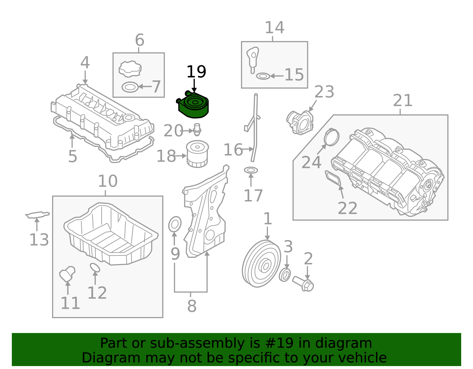 2011-2018 Kia Oil Cooler 26410-2G100 | OEM Parts Online