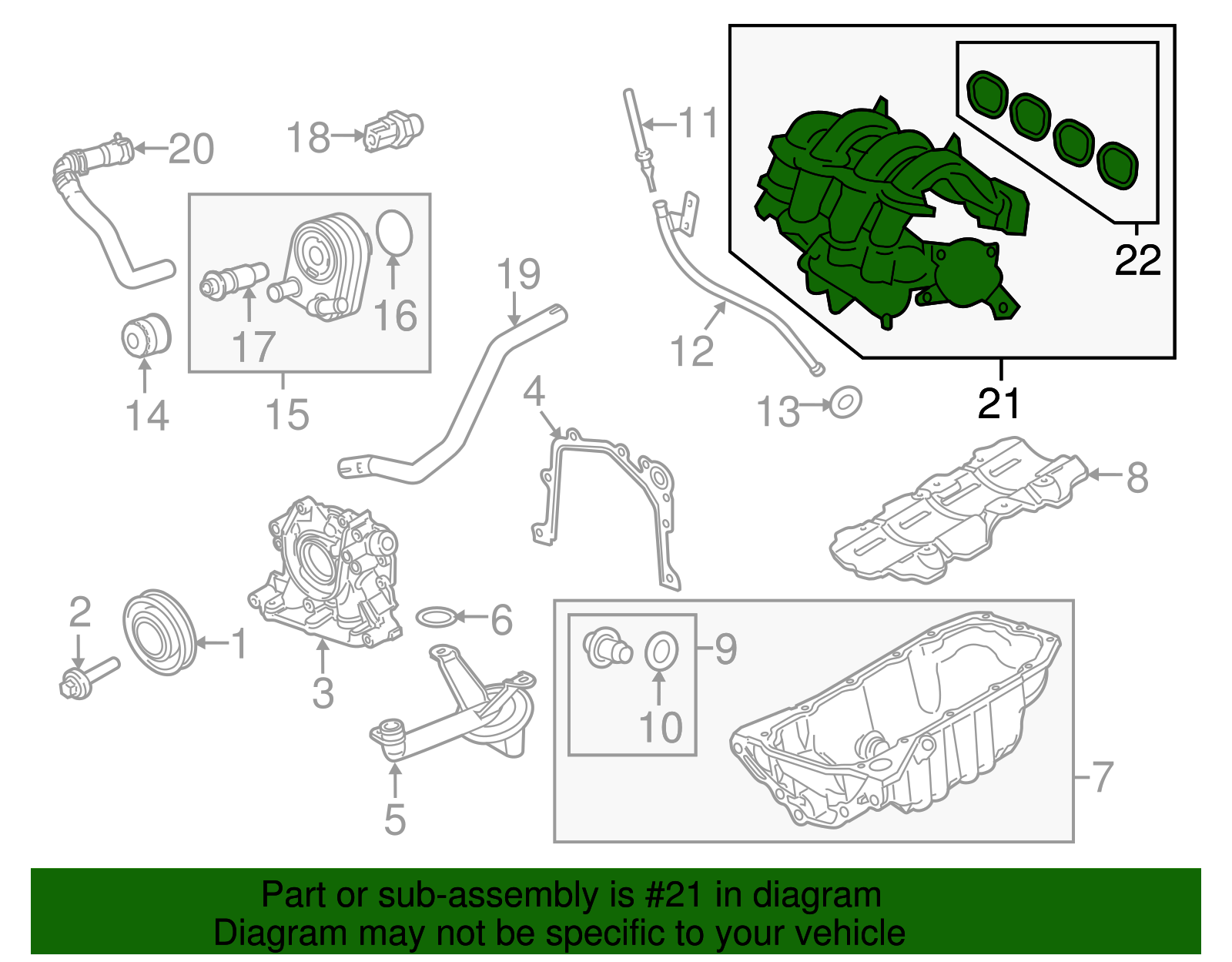 2011-2013 Ford Fiesta Intake Manifold BE8Z-9424-A | Ford OEM Parts Outlet