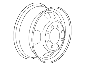 17x6.5-Inch Aluminum Wheel 22791555 GM | GMPartsDirect.com
