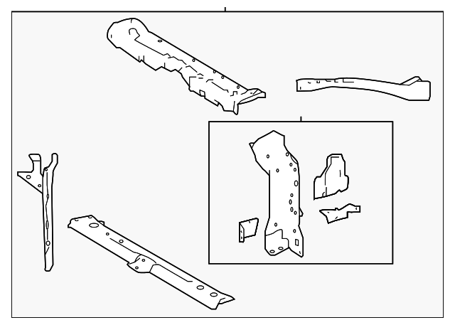 53201-02630 - Radiator Support 2023-2025 Toyota Corolla | Longo Toyota ...