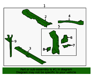 53201-02340 - Radiator Support - 2020-2022 Toyota Corolla | OEM Genuine ...
