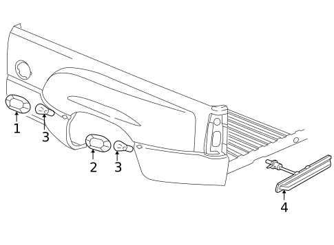 Identification Lamps for 2025 GMC Sierra 1500 | GMPartsDirect.com