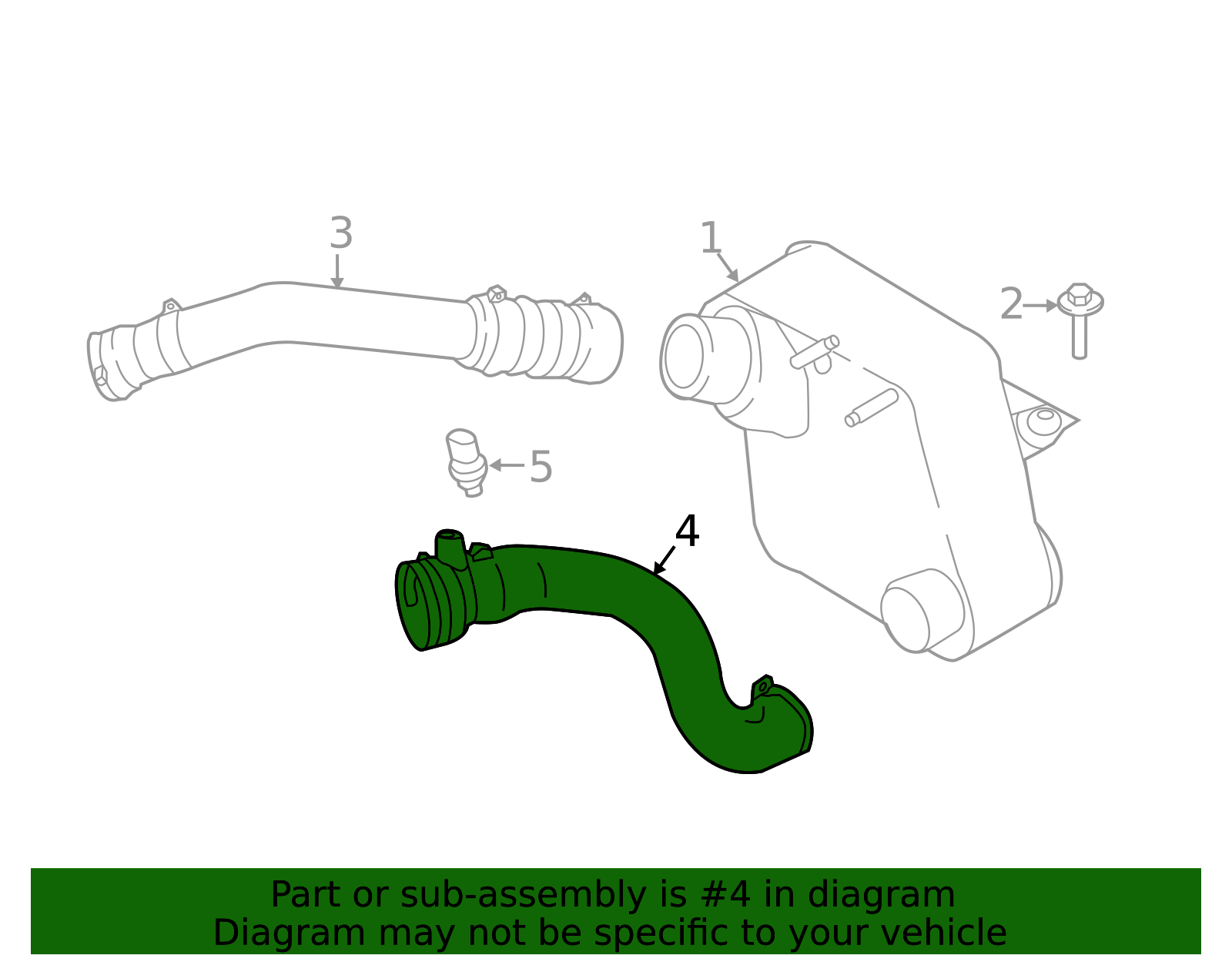 2020-2022 Ford Inter-Cooler Pipe LC3Z-6F073-A | OEM Parts Online