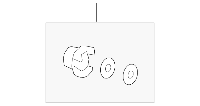 2018-2025 Toyota A/C Refrigerant Line Clamp 88718-1E150 | OEM Parts Online