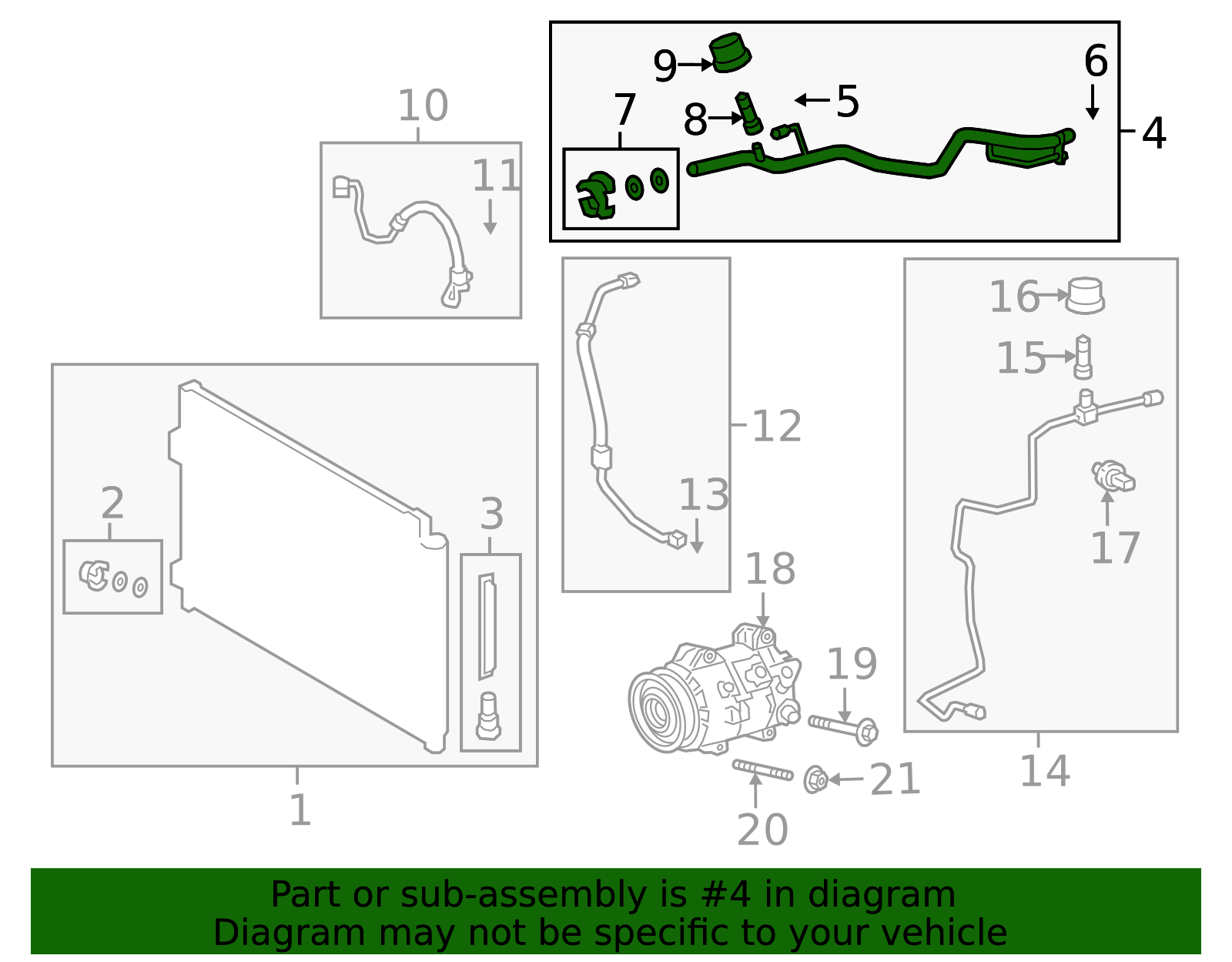2019-2025 Toyota Rear Suction Tube 88710-0R300 | Toyota Parts Express