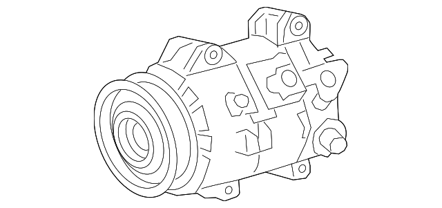 Genuine Toyota Compressor part# 88310-06570 for 2018-2025 Toyota ...