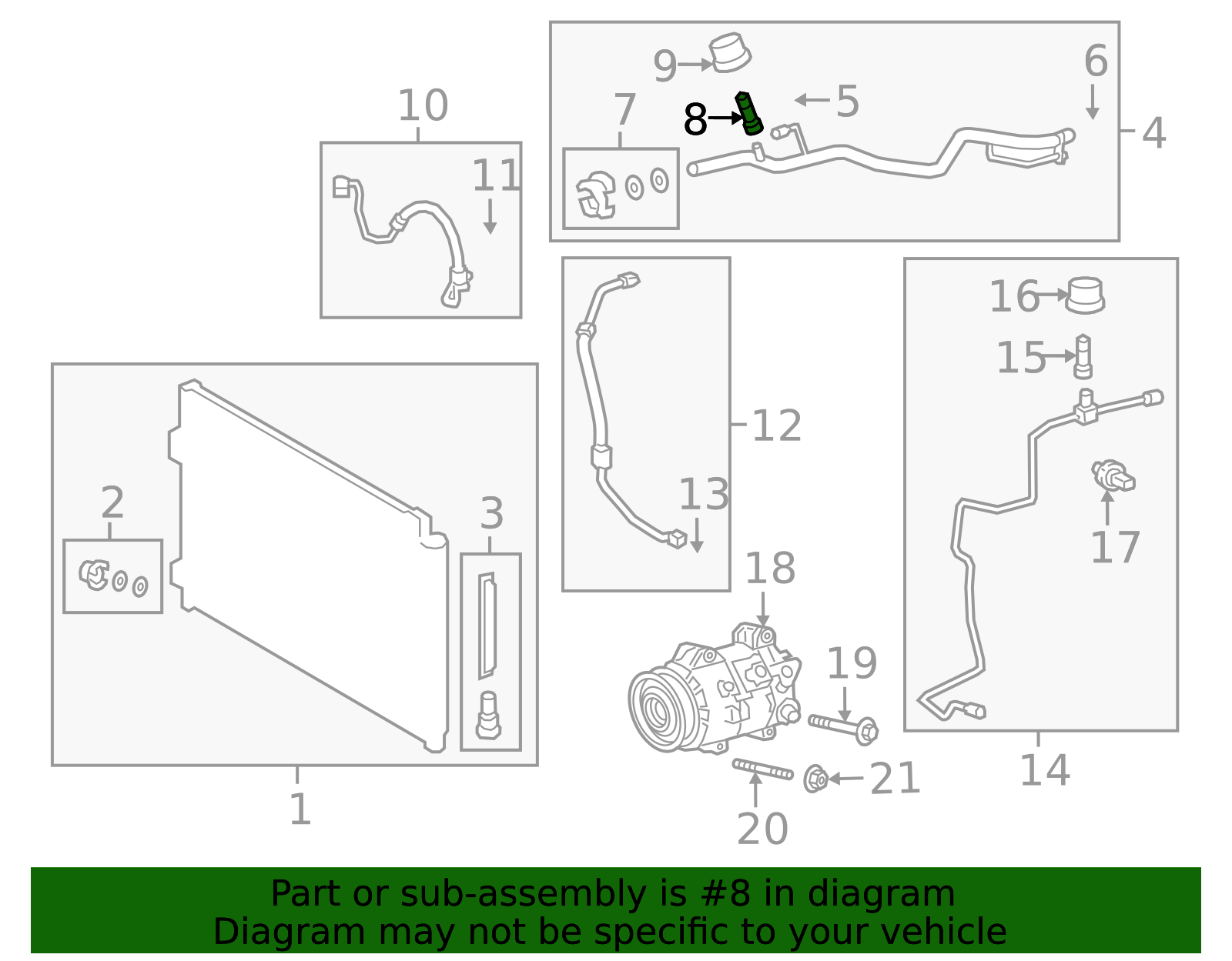 A/C Service Valve Core 88374-30010 | Toyota Parts Center