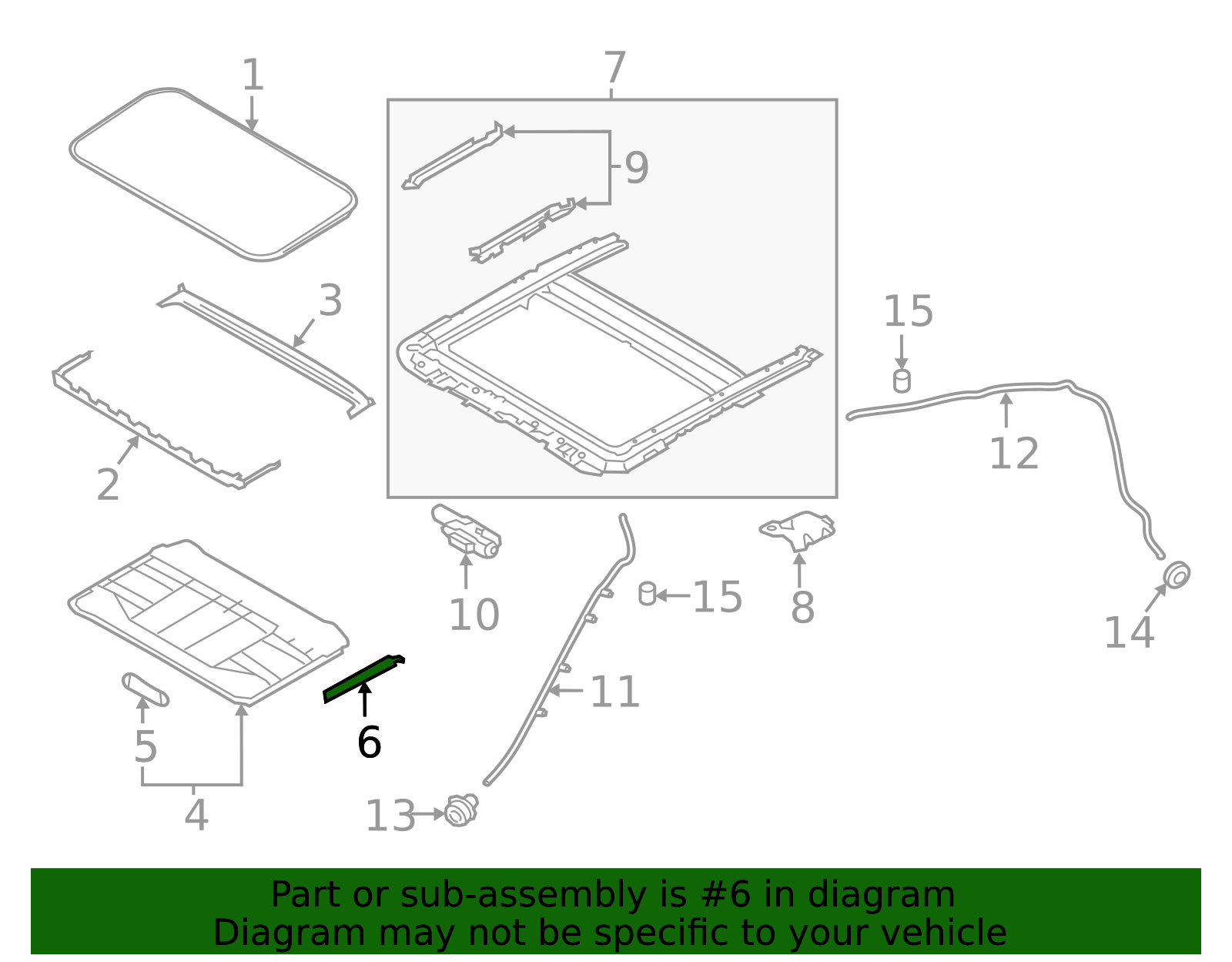91380-5CA1A - High-Quality Sunroof Opening Trim for AutoNation Parts