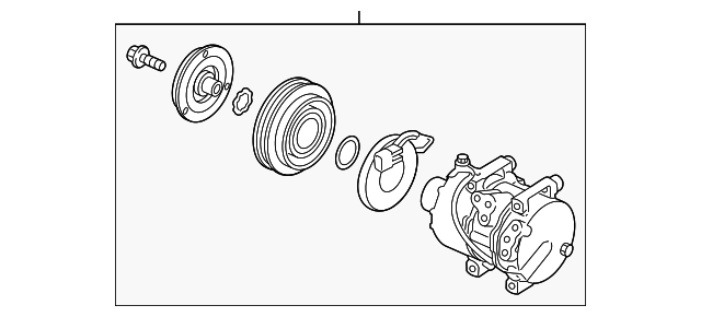 2012-2014 Hyundai Sonata A/C Compressor 97701-3V110 | OEM Parts Online