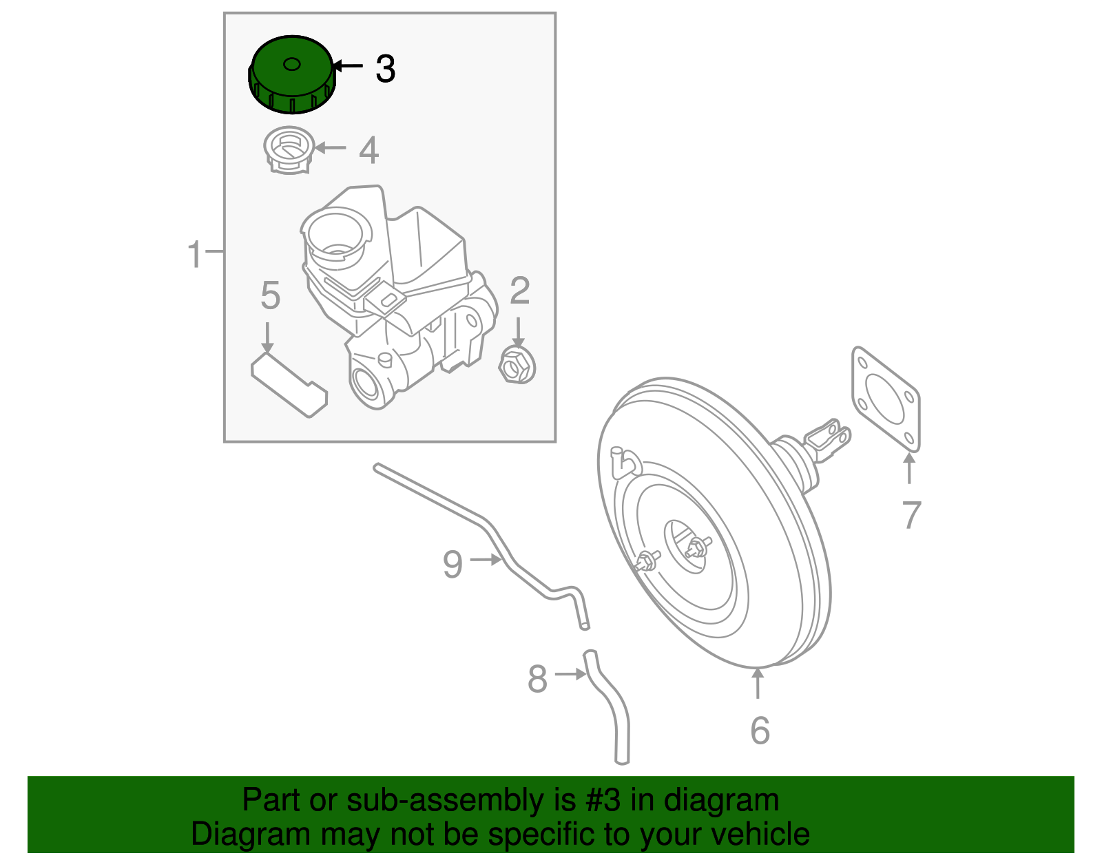 2007-2011 Nissan Altima Reservoir Cap 46090-JA800 | Nissan Parts Central