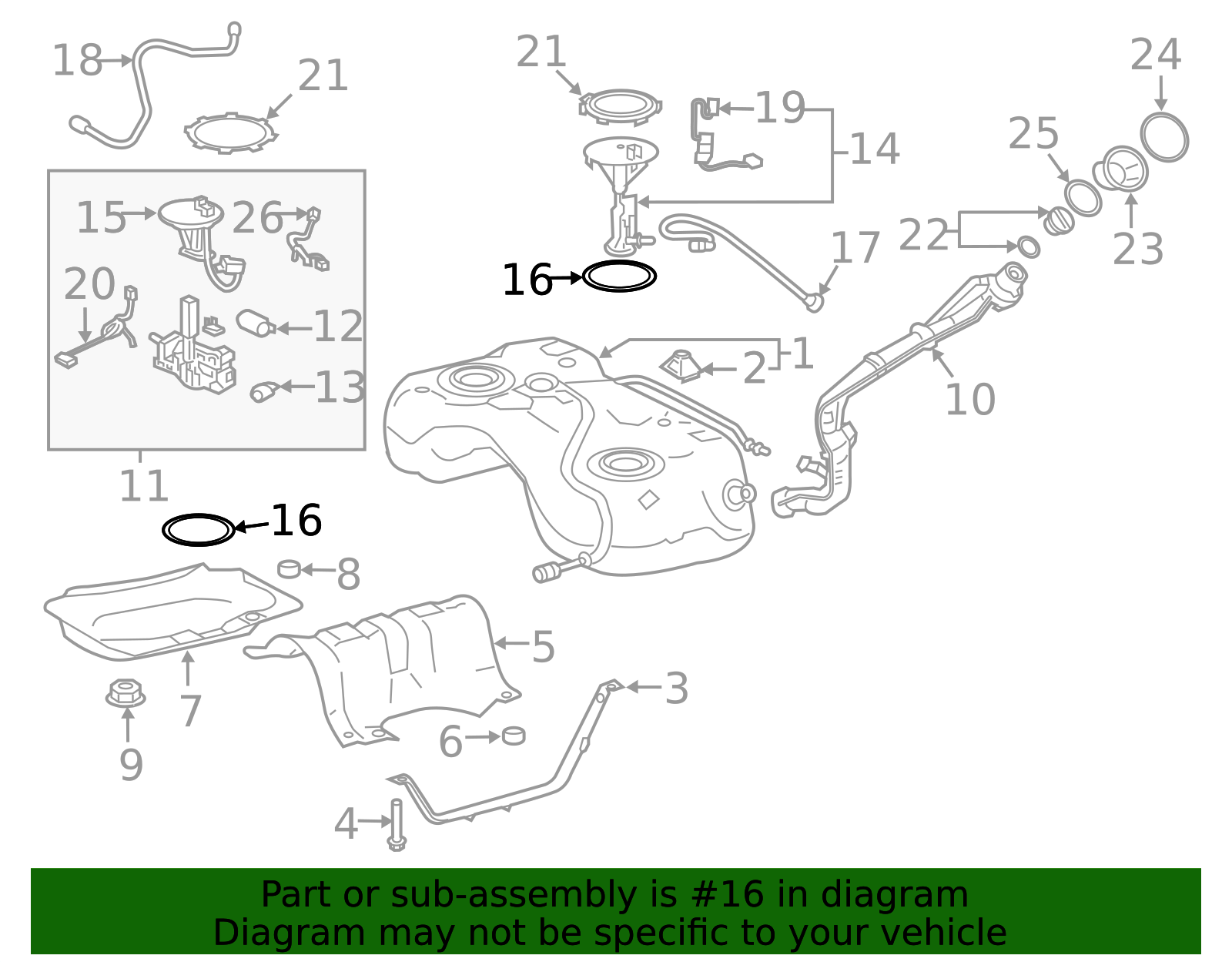 77169-06060 - Fuel Pump Tank Seal Longo Toyota Parts